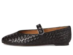 Madewell The Remy Mary Jane Flat In Woven Leather