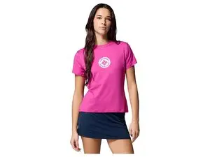 Columbia Parsons Point Short Sleeve Graphic Tee - Pink