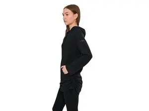 Columbia Pfg Castback Coverup Long Sleeve Hooded Shirt With Drawstring Hem - Black