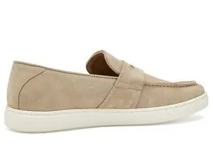 Greats Paros Suede Penny Loafer - Bone