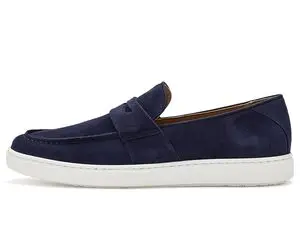 Greats Paros Suede Penny Loafer - Navy