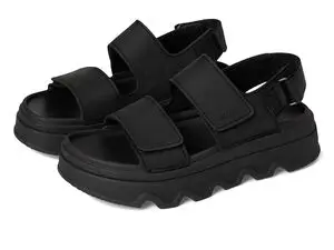 Sorel Kinetic Sunchase Ankle Strap Sandals - Black