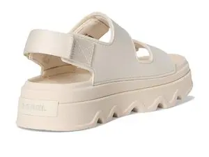 Sorel Kinetic Sunchase Ankle Strap Sandals - Bone