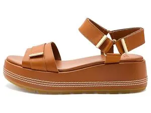 Sorel Sunpeak Platform Y-strap Dress Sandals - Brown