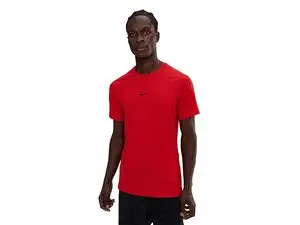 Nike Pro Dri-fit Slim Short Sleeve Top - Red