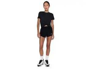 Nike Dri-fit Twist Hem Short Sleeve Top