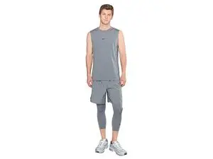 Nike Pro Dri-fit Slim Sleeveless Top - Gray