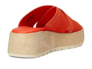 Sorel Sunpeak Platform Slide Sandals - Red