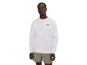 Nike Club Basketball Crewneck Sweatshirt - White