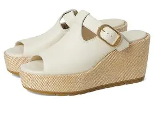 Sorel Sunpeak Wedge Slide Sandals - Bone