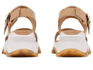 Sorel Kinetic Impact Wedge Sandals - Beige