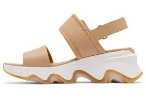 Sorel Kinetic Impact Wedge Sandals - Beige