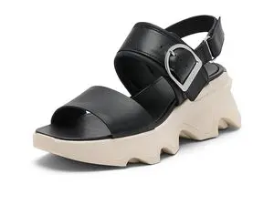 Sorel Black Platform Wedges