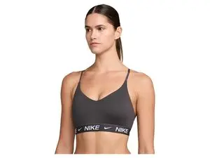 Nike Dri-fit Indy Light Support Bra Women's Bra Smoke Grey/pure Gray