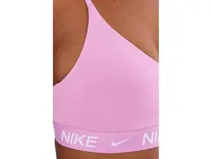 Nike Dri-fit Indy Light Support Bra Bra Thunder Grey - Pink
