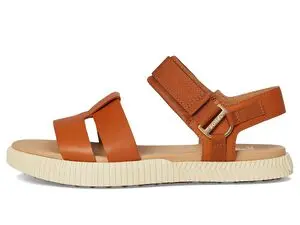 Sorel Ona Ave Ankle Strap Flat Sandals - Brown