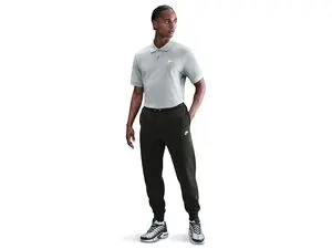Nike Club Fleece Joggers With Embroidered Logo - Black