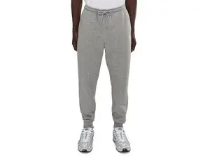 Nike Club Fleece Joggers With Embroidered Logo - Gray