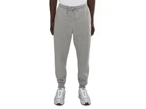 Nike Club Fleece Joggers With Embroidered Logo - Gray