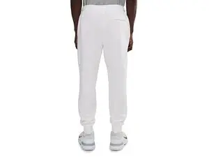 Nike Club Fleece Joggers With Embroidered Logo - White