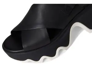 Sorel Kinetic Aura Slingback Platform Sandals - Black