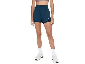Nike Dri-fit High-waisted 2-in-1 Athletic Shorts - Black