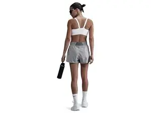 Nike Dri-fit High-waisted 2-in-1 Running Shorts - Gray