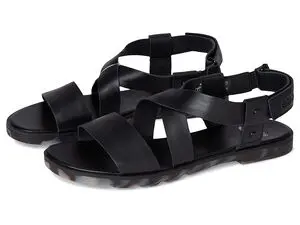 Sorel Ella Iii Crisscross Sandals - Black