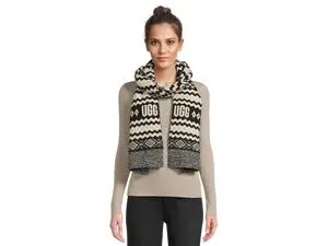 UGG Isle Scarf Acrylic/nylon/spandex - Black
