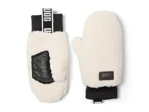 UGG Fluff Mitten With Logo Tape - Blue