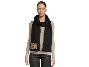 UGG Crafted Chunky Rib Scarf Findings Deco - Black