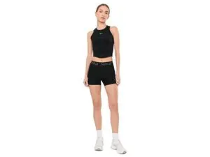 Nike Fitted Cropped Tank Top - Black