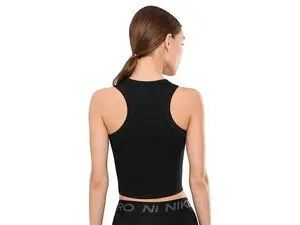 Nike Fitted Cropped Tank Top - Black