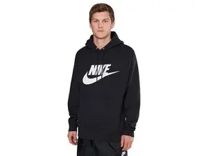 Nike Club Fleece Pullover Hoodie - Black