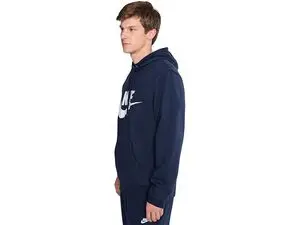 Nike Club Fleece Pullover Hoodie - Navy