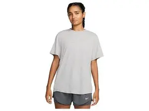 Nike Relaxed Dri-fit Short-sleeve Top - Gray