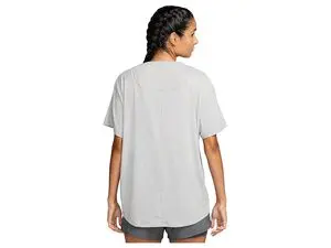 Nike Relaxed Dri-fit Short-sleeve Top - Gray