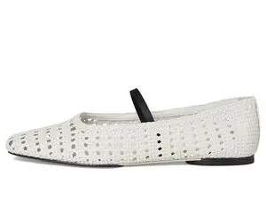 Vince Vivian Weave Leather Ballet Flats