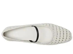 Vince Vivian Weave Leather Ballet Flats