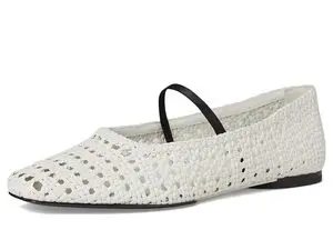 Vince Vivian Weave Leather Ballet Flats