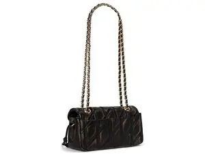 COACH Tabby Shoulder Bag 20 In Loved Leather With Quilting - Black