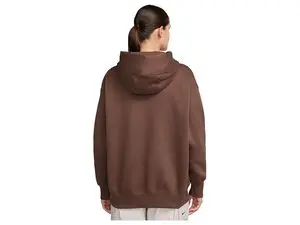 Nike Phoenix Fleece Oversized Pullover Hoodie - Brown