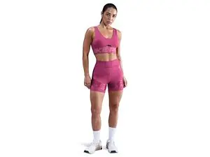 Nike Pro Indy Plunge Medium Support Bra Bra /white/white - Pink