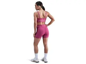 Nike Pro Indy Plunge Medium Support Bra Bra Elemental / Foam /white - Pink