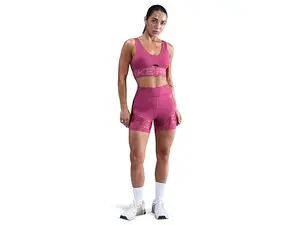 Nike Pro Indy Plunge Medium Support Bra Bra /white/white - Pink