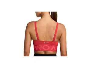 Nike Pro Indy Plunge Medium Support Bra Bra /white/white - Red