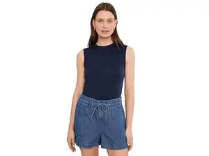 Madewell Ribbed Crewneck Tank - Navy