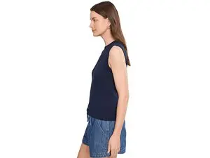 Madewell Ribbed Crewneck Tank - Navy