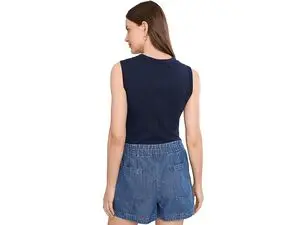 Madewell Ribbed Crewneck Tank - Navy
