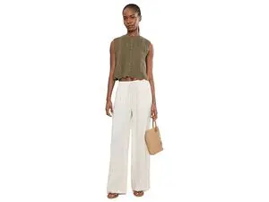 Madewell Kim Wavy Stitch Button Shell Vest